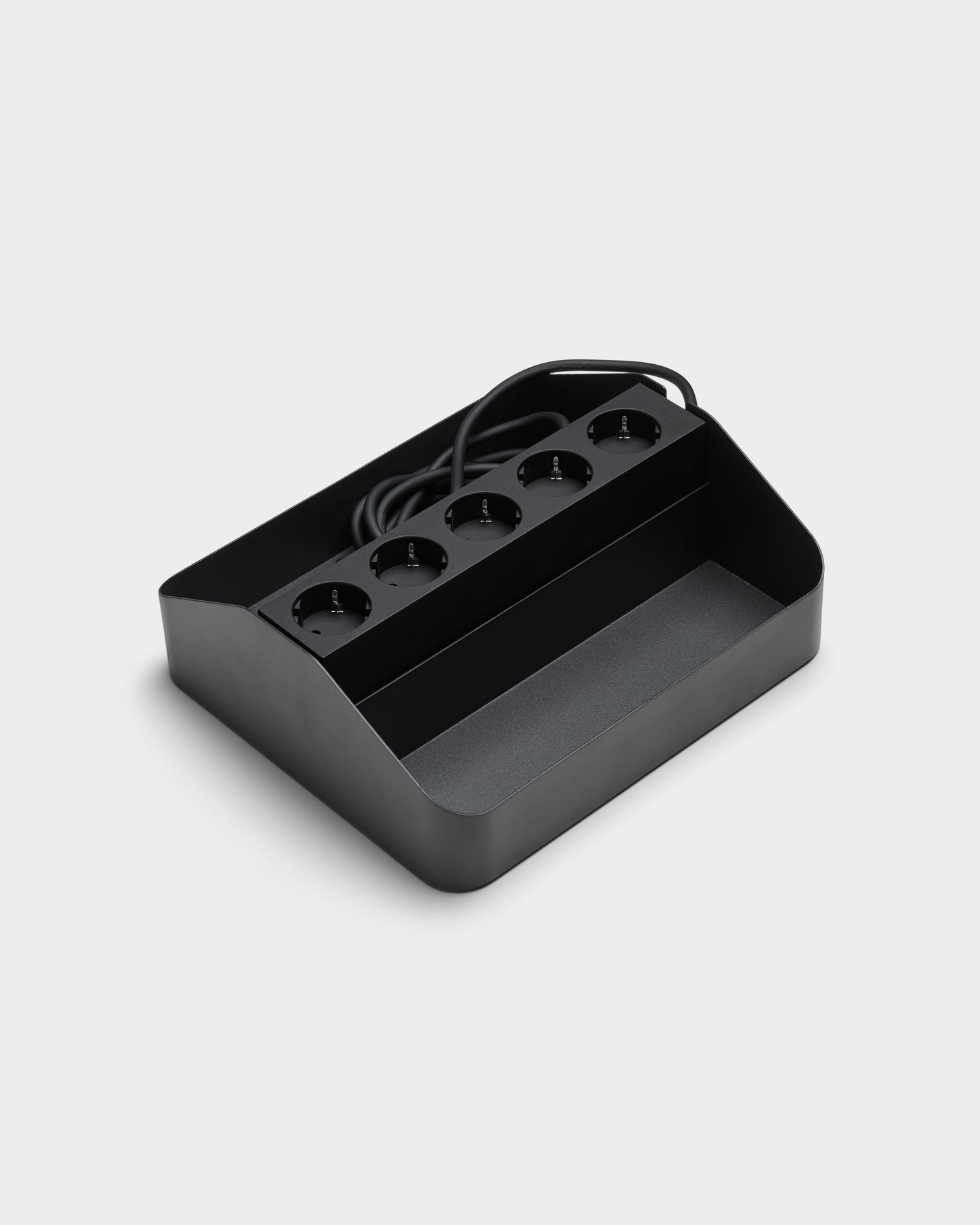 Power Tray Double - Charcoal